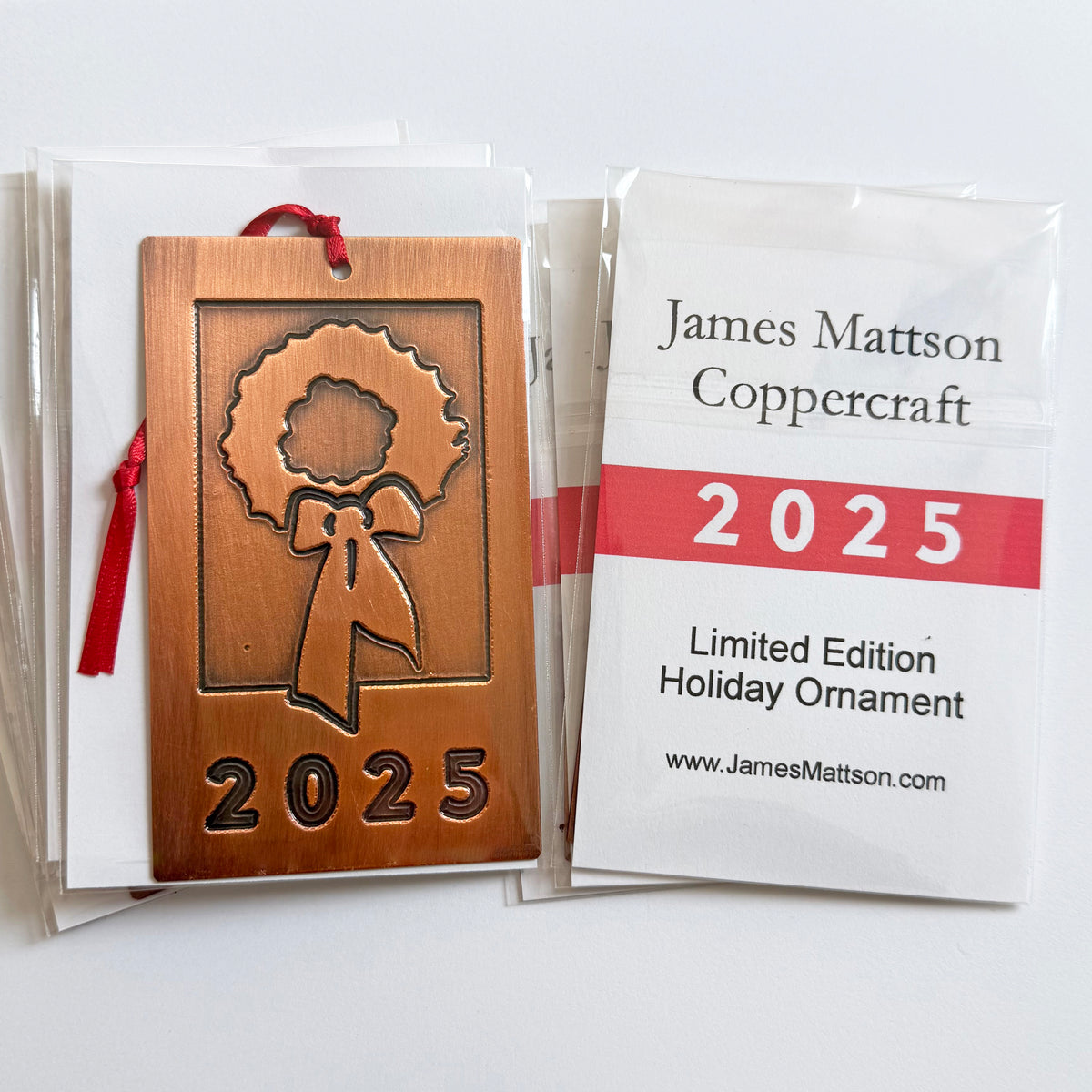 2025 Holiday Ornament – James Mattson Coppercraft